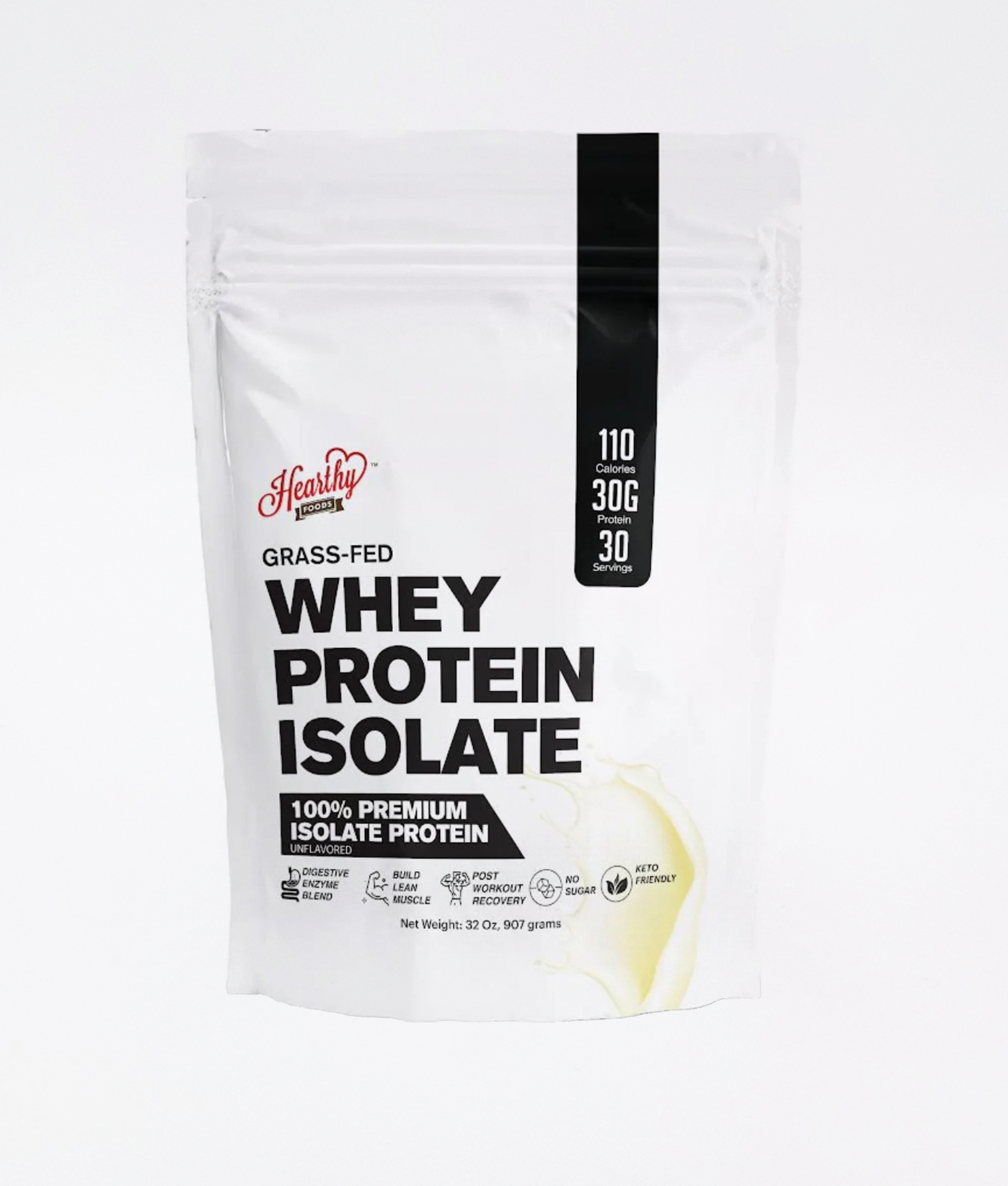 Hearthy Foods Whey Isolate Protein Powder | Juneva Health